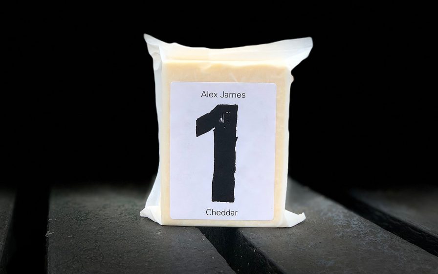 Buy Alex James Cheddar Cheese Blue No 1 at Pong Cheese