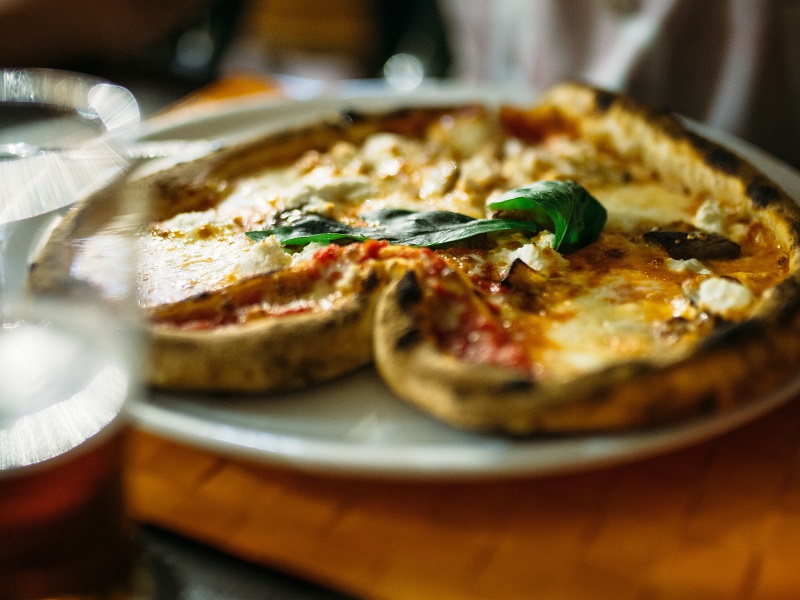 Three Cheese Heart-Shaped Pizza - Pong Cheese